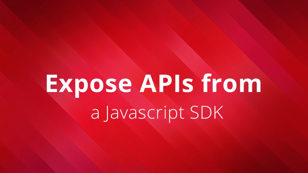 Use API Builder to Expose APIs from a Javascript SDK