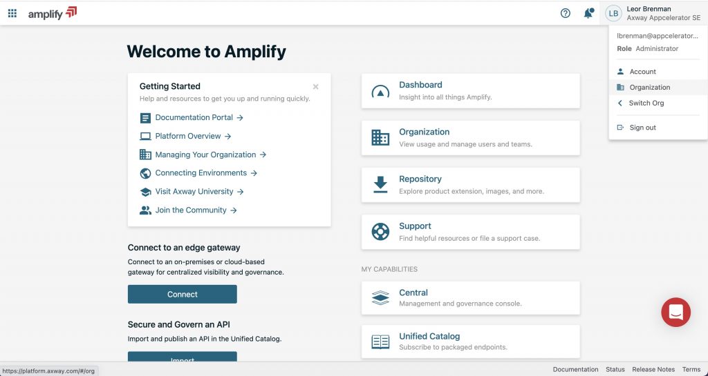How to create a Service Account in order to make Axway Amplify Platform ...