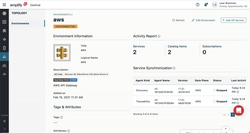 Amplify Central Agent Status Change Notifier | What you need to know
