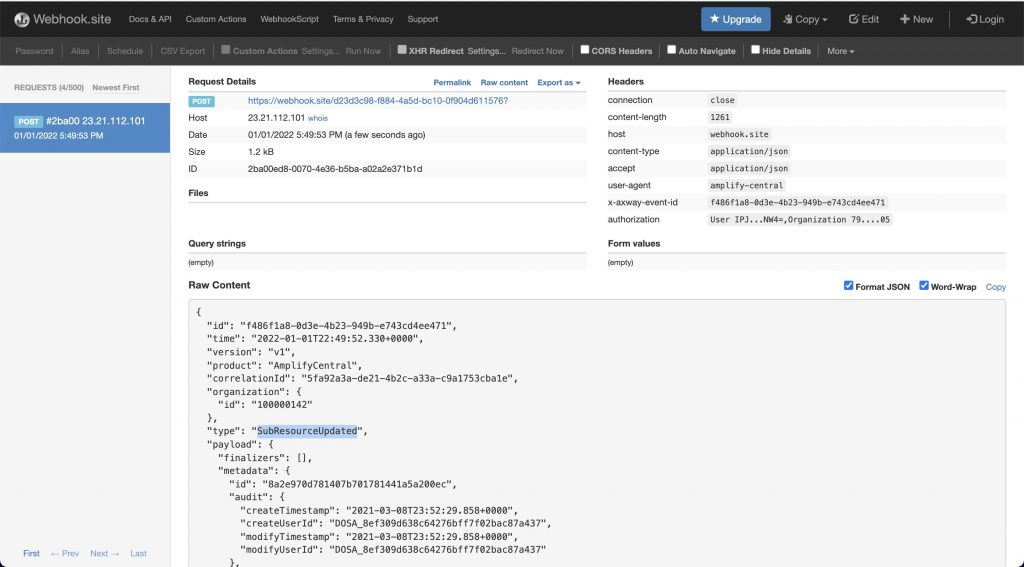 Make an Axway Amplify Platform Webhook Handler using an API Builder Flow