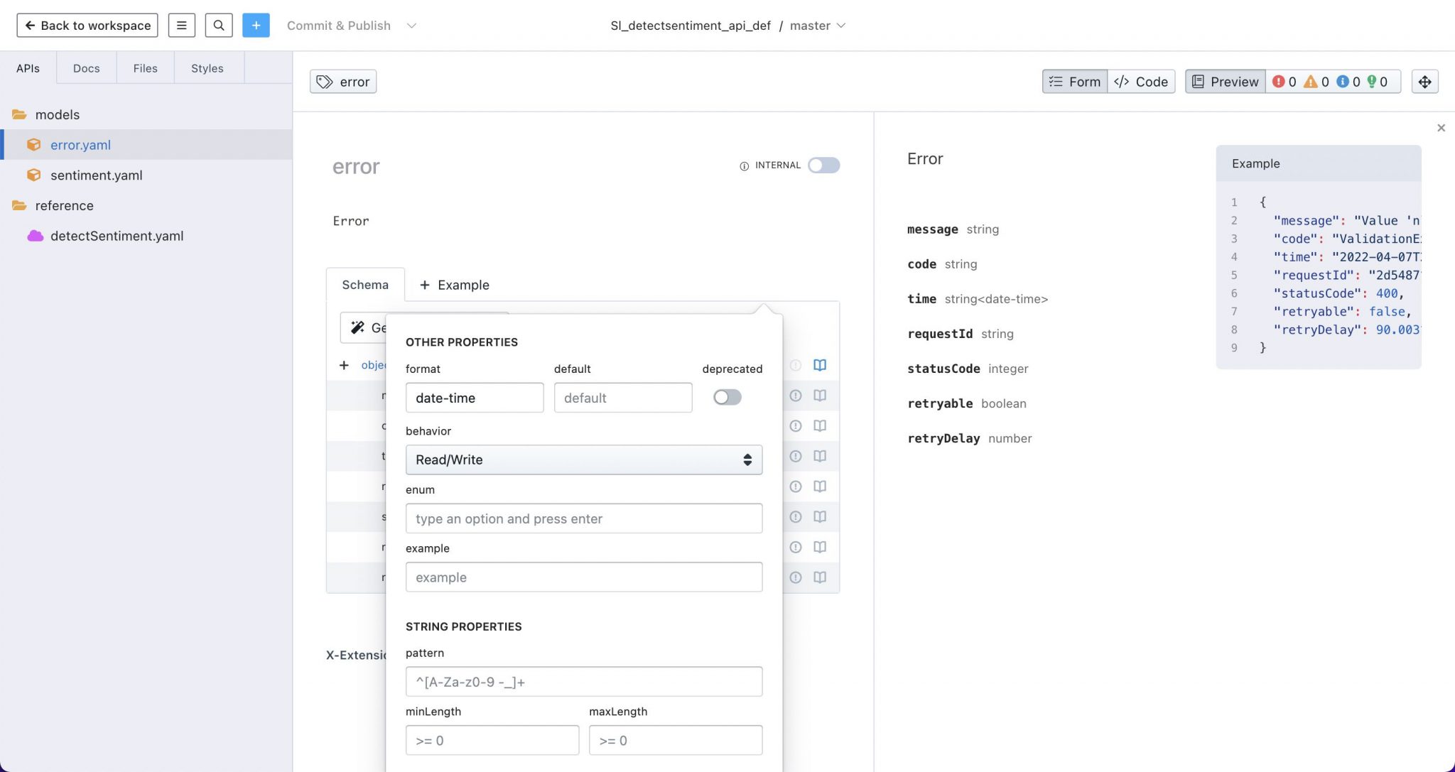 An API-First sentiment analysis API using API Builder