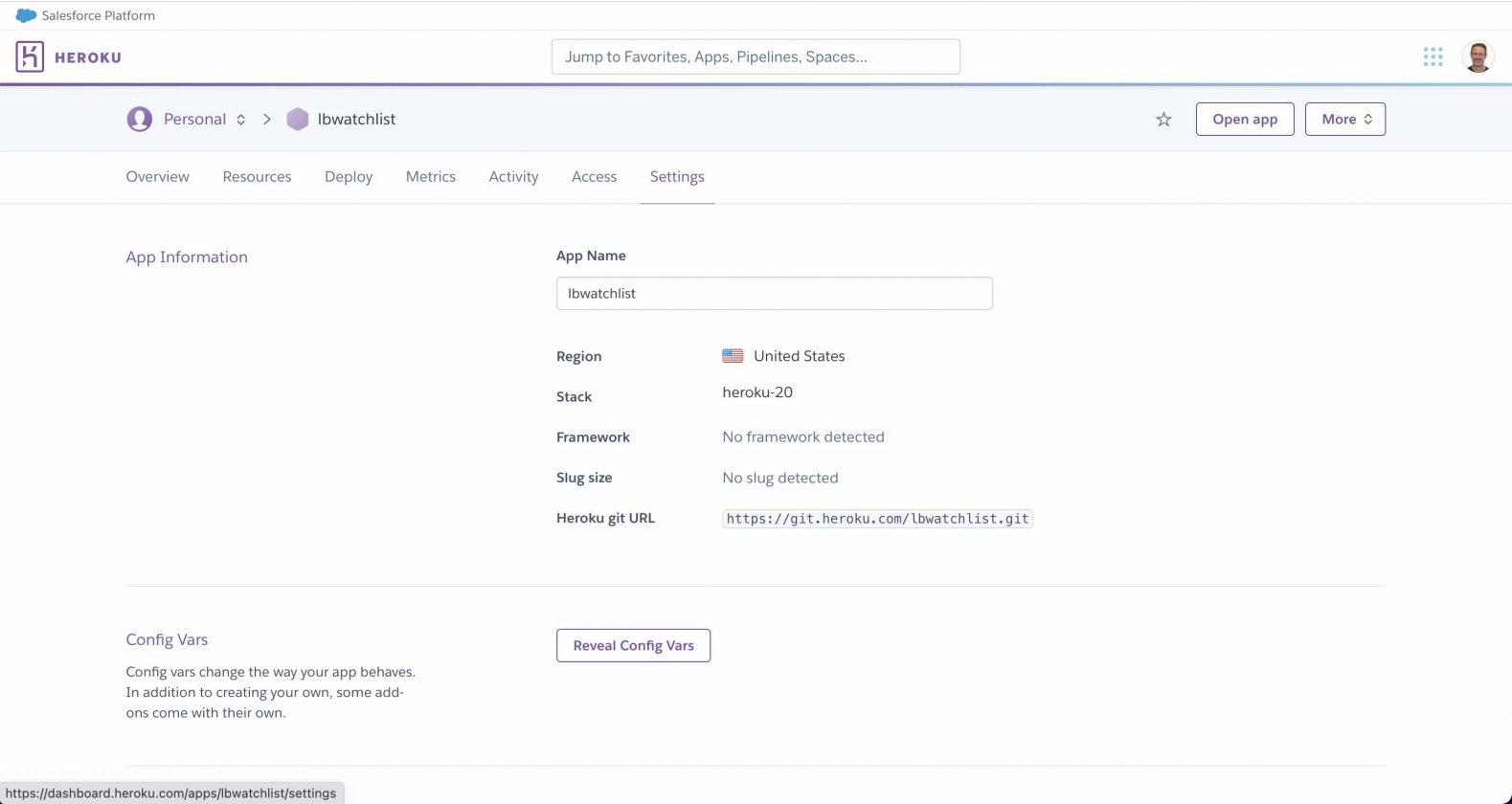 Deploy an API Builder container to Heroku