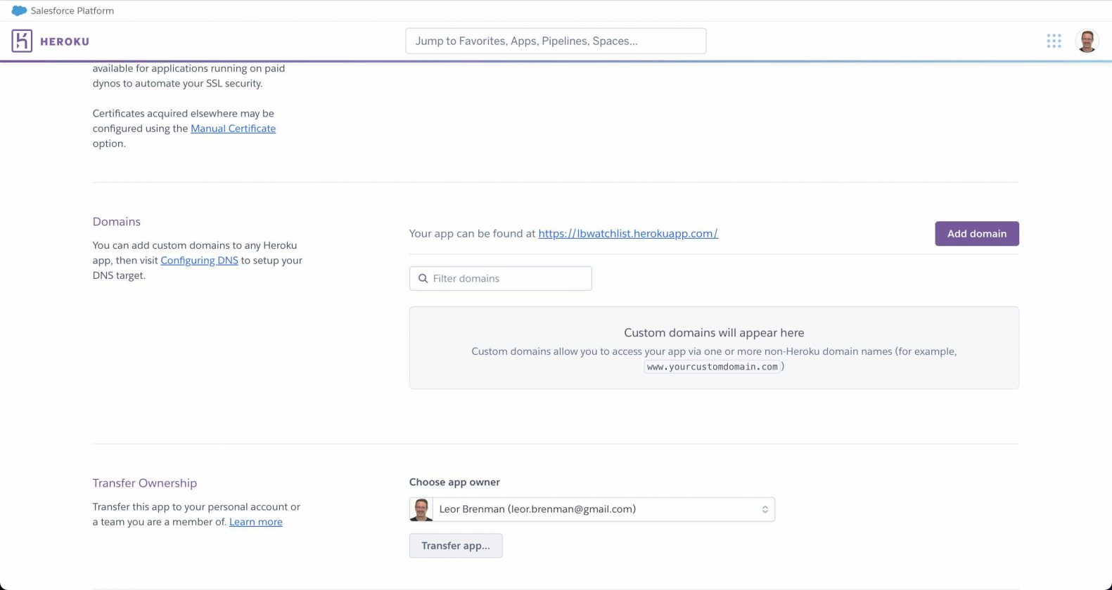 Deploy an API Builder container to Heroku