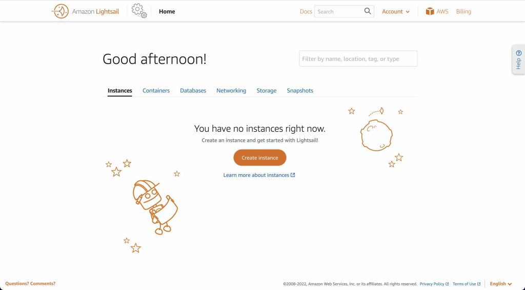 How to deploy an API Builder container to Amazon Lightsail