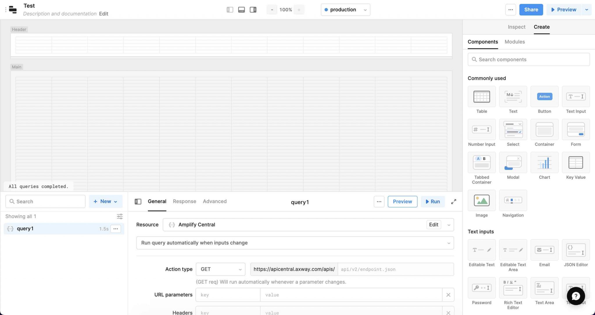Create Amplify Central Utilities with Retool
