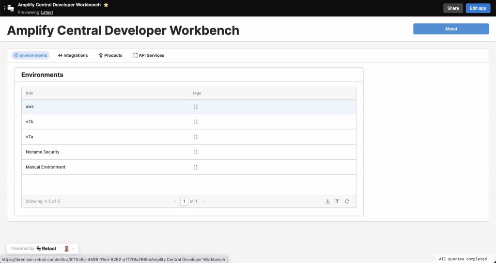 Create Amplify Central Utilities with Retool