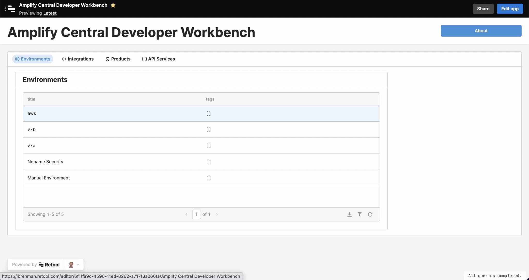 Create Amplify Central Utilities with Retool